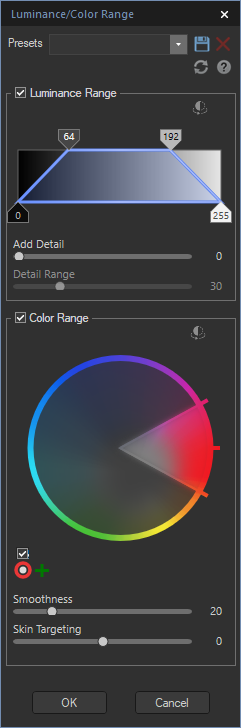 Luminance/Color Range
